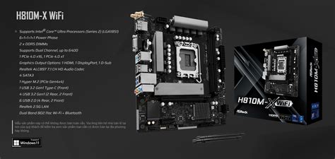 Mainboard Asrock H810m X Wifi