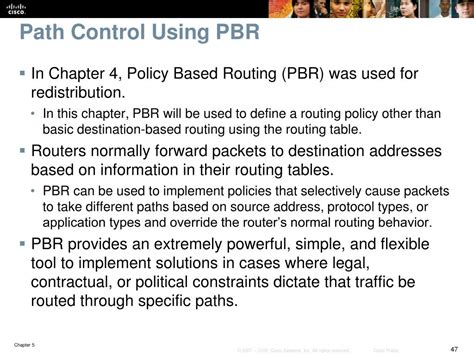 ppt chapter 5 implementing path control powerpoint presentation