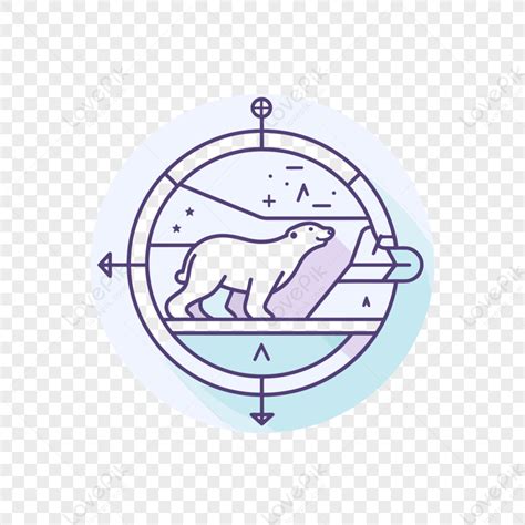 북극권의 북극곰 아이콘 벡터스케치욱스개요 Png 일러스트 무료 다운로드 Lovepik