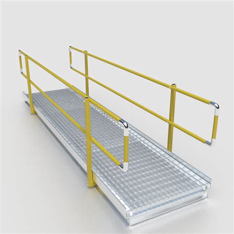 Industrial Walkway Catwalk Platform Model Turbosquid 2412029