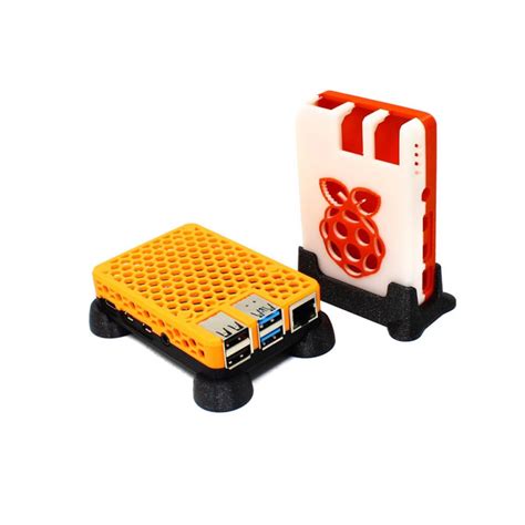3d printed raspberry pi 4 case stand black buy online at low price in