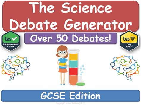 The Science Debate Generator Gcse Ks4 Science Chemistry Physics Biology Teaching Resources