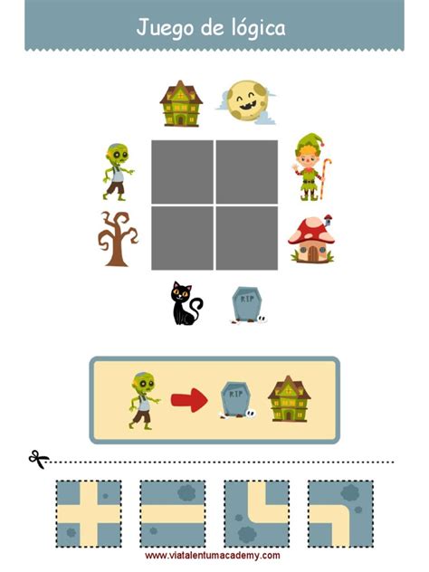 Juego De Lógica Pdf Juegos Y Actividades