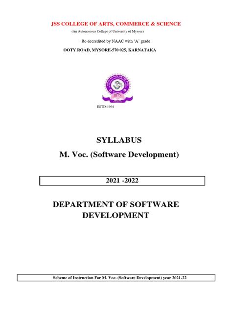 Mvoc Sd Syllabus 2021 22 Download Free Pdf Computer Network Internet Protocol Suite