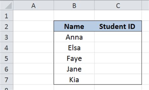 Excel Formula Data Validation Unique Values Only