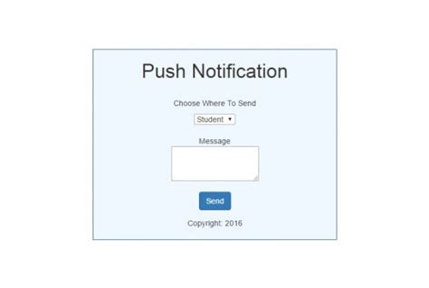 push notification message free source code and tutorials