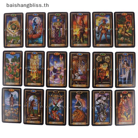 Pre 78 ชิ้นไพ่ทาโรต์ดาดฟ้าการ์ดคําแนะนําโชคชะตาเล่นชุดการ์ดเกมกระดาน ปลาค็อด ปลาค็อด Shopee