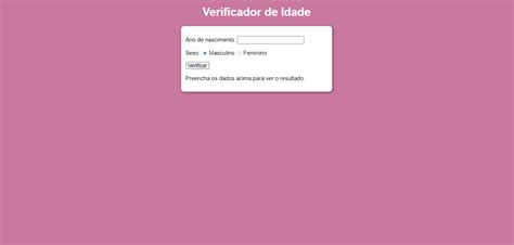 GitHub lorrannyfigueredo verificador de idade e genero De acordo com a idade e o gênero exibi