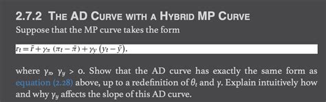 solved keep in mind that substituting the mp curve into rt