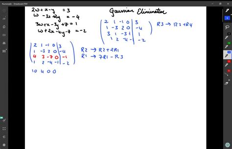 ⏩solveduse Gaussian Elimination To Find The Complete Solution To