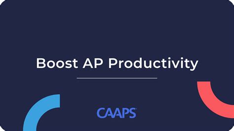 Boost Ap Automation Productivity Caaps