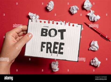 Sign Displaying Bot Free Concept Meaning A Computer Program That Works Automatically Internet
