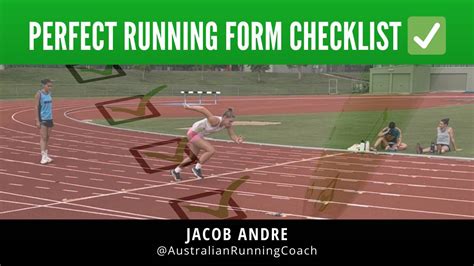 Perfect Running Form Checklist