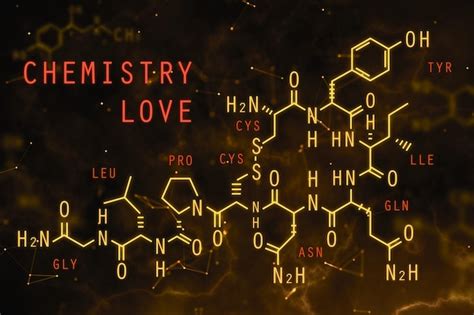 Premium Photo Chemical Formula Texture