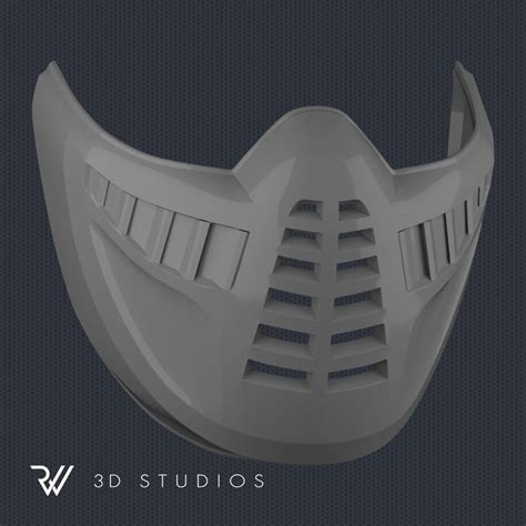 Mk11 Noob Saibot Klassic Mask Stl File 3d Model 3d Printable Cgtrader