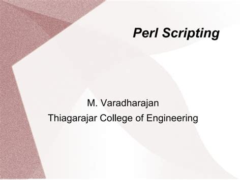 Perl Scripting Ppt