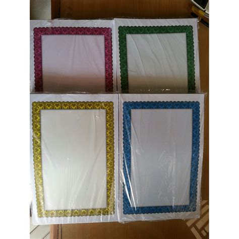 Jenis Kertas Sertifikat Yang Paling Sering Digunakan Dan Cara Memprintnya Hot Sex Picture