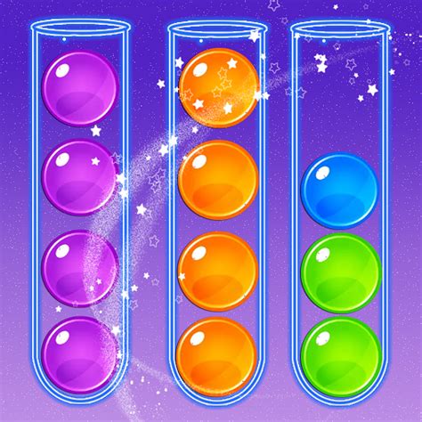 Color Ball Sort Puzzle Bubble Sort Color Puzzle Game Organize Goods Sorting Fun Free