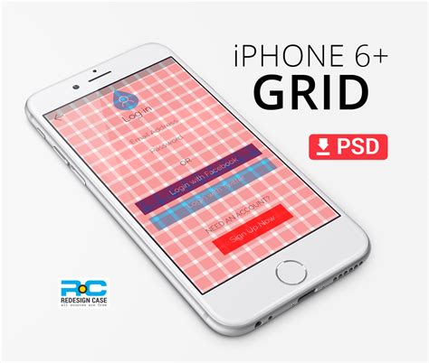 IPhone Grid Layout PSD
