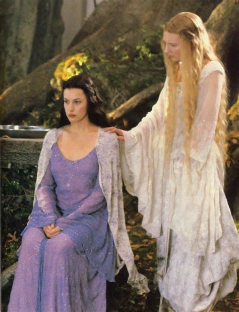 Arwen Undomiel And The Lady Galadriel Lord Of The Rings The Hobbit