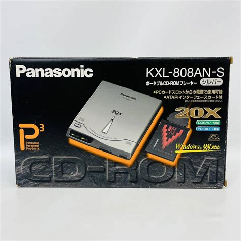 【目立った傷や汚れなし】☆美品・1円〜☆ Kxl 808an Panasonic ポータブルcd Romプレーヤー Pc 98ノート対応