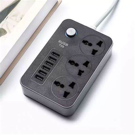 Usb Power 6 Port Usb 3 Port Ac Well Spaced Original Intelligent Surge Protect Power Socket