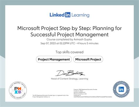 avinash gupta on linkedin certificate of completion