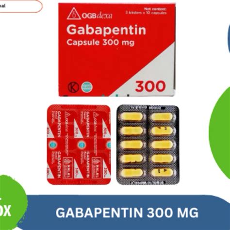 Jual Gabapentin Ogb Dexa Medica 300 Mg Box 30 Kapsul Shopee Indonesia