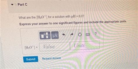 Solved Calculate The H3O And OH For A Solution With Each Chegg Com