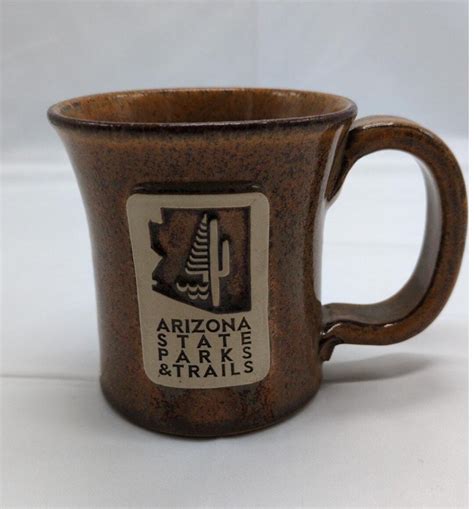 Sunset Hill Stoneware Arizona State Parks Trails Coffee Tea Mug 14oz