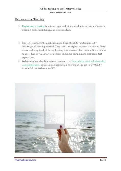 PPT Ad Hoc Testing Vs Exploratory Testing PowerPoint Presentation Free Download ID