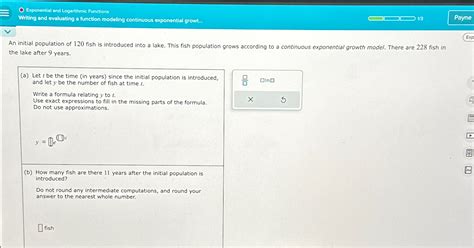 Solved Exponential And Logarithmic Functionswriting And