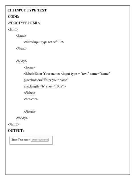 Form Pdf Html Element Html