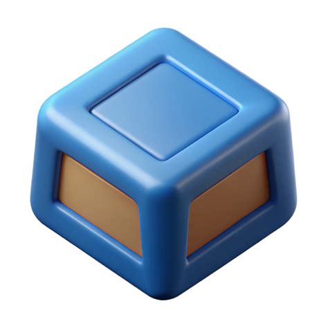 Rare Artistic Rotating Cube With Truncated Corners Clean Lines With
