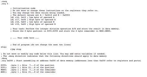 Solved Cseg Org 0initialization Code Do Not Move Or