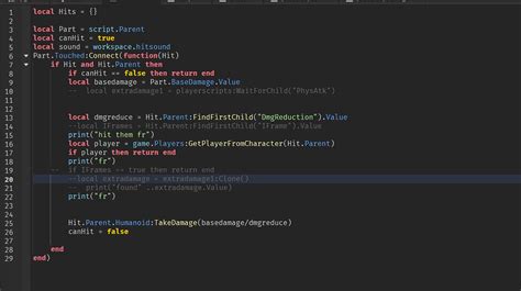 Damage Not Working Scripting Support Developer Forum Roblox