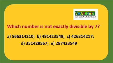 Divisibility Test By Number Splitting Math Inic