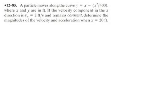Solved A Particle Moves Along The Curve Y X X Chegg