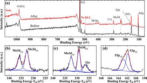 A Xps Survey Scan Of A Na2moo4 Coated Si Sio2 Substrate Before Download Scientific Diagram