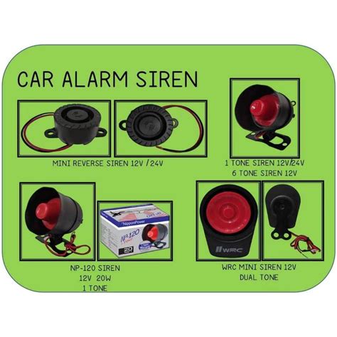 Car Alarm Siren 1 Tone Siren 12v And 24v 6 Tone Siren 12v Mini Siren 12v 24v Wrc Mini Siren
