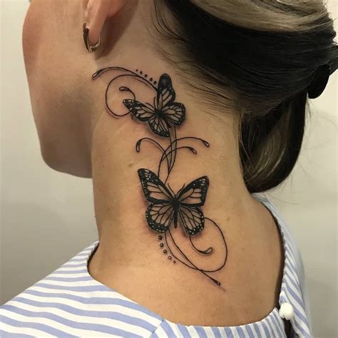 Тату метелик 140 Фото и значение татуировок 2023 Neck Tattoo Body Tattoo Design Cute