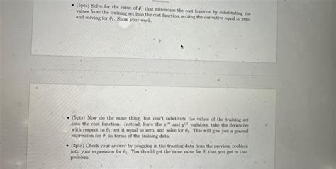 Problem Linear Regression Pts For This Chegg