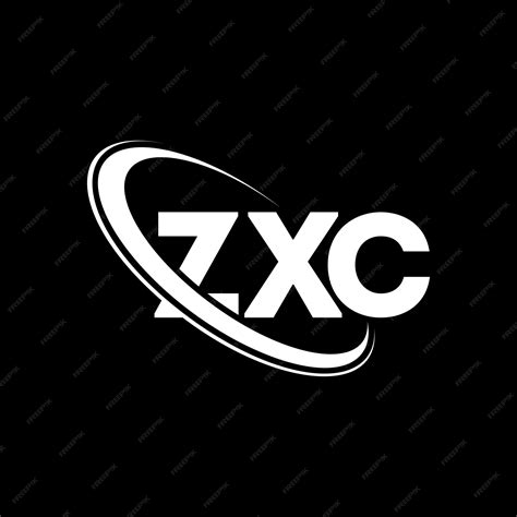Premium Vector Zxc Logo Zxc Letter Zxc Letter Logo Design Initials Zxc Logo Linked With Circle