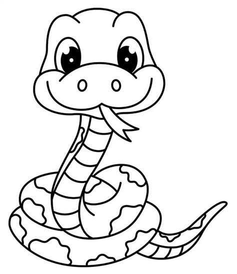 Dibujos Faciles De Serpientes