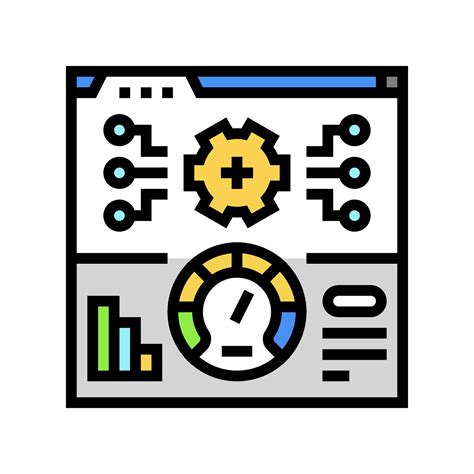 Performance Testing Analyst Color Icon Vector Illustration 32517187