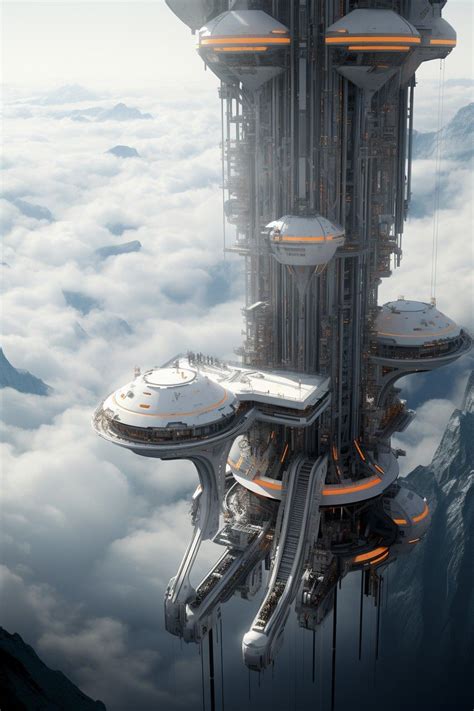 Пин от пользователя Mandi Lavoie на доске Concept Art Outer Space Архитектурные модели