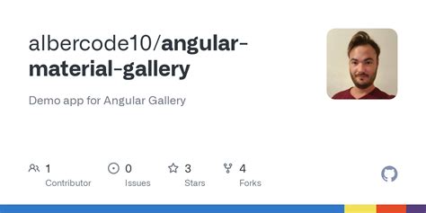 Github Albercode Angular Material Gallery Demo App For Angular Gallery