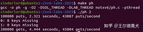 MIT Xv6 Lab 2021 MultiThreading 知乎