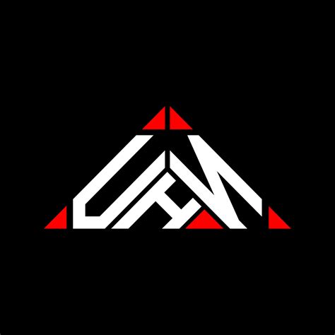 Uhn Letter Logo Creative Design With Vector Graphic Uhn Simple And Modern Logo 17077462 Vector