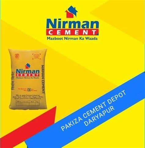 Nirman Cement At Best Price In Daryapur Banosa By Pakija Cement Depo